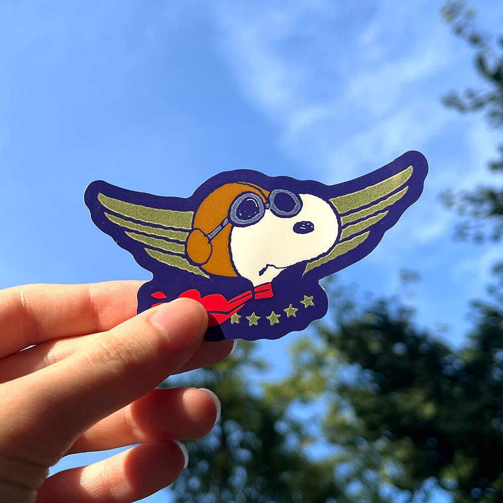 Flying Ace Snoopy – Apply Stickers