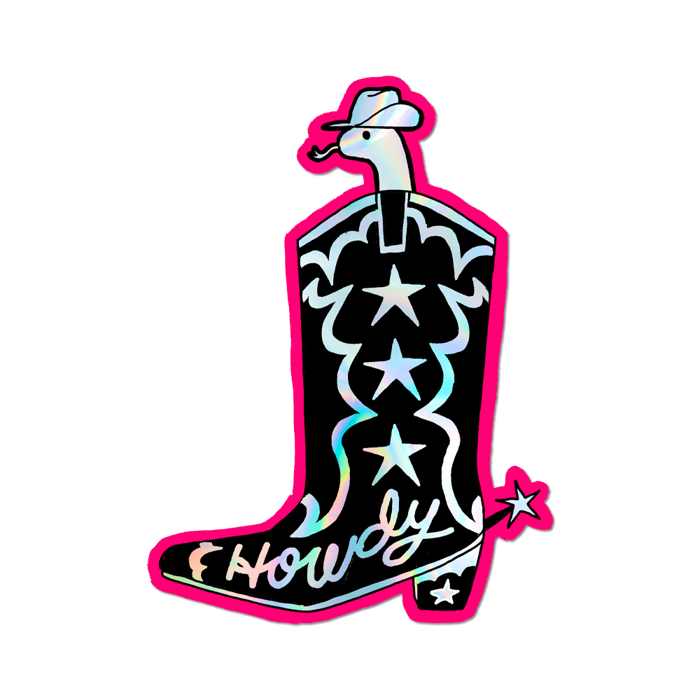 Howdy Boot – Apply Stickers