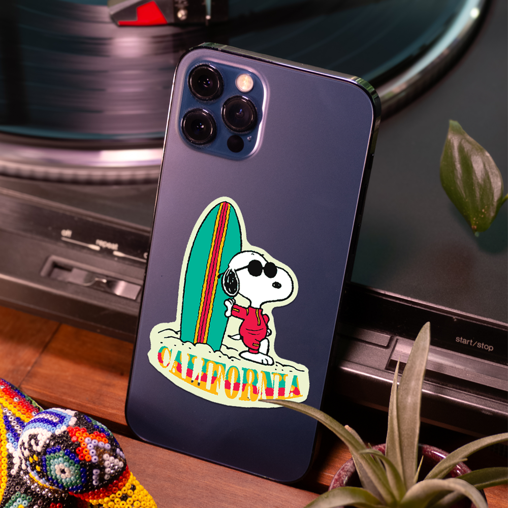 California Surfing Snoopy – Apply Stickers