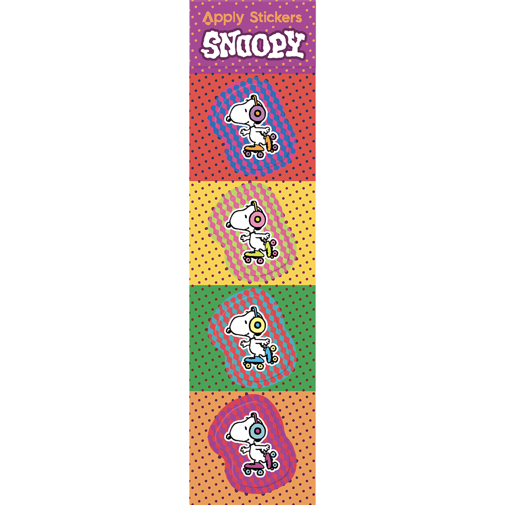 Skater Snoopy Strip – Apply Stickers