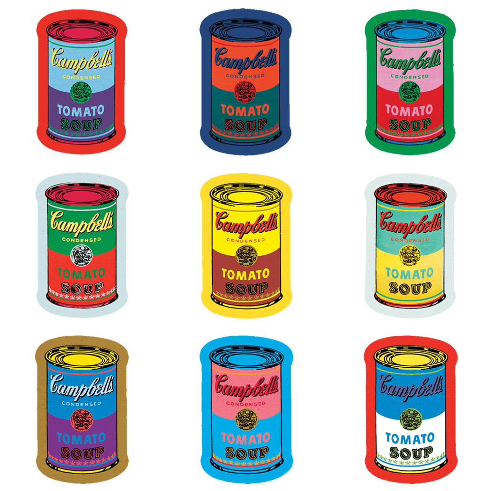 Campbell s Soup Cans Apply Stickers Campbell s Soup Cans Apply Stickers